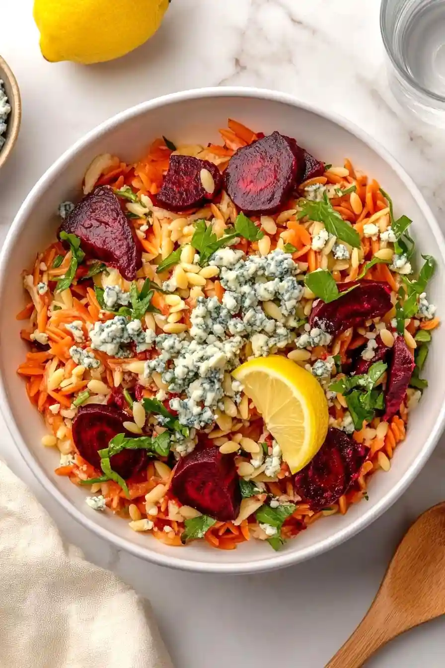Juicy Beet and Orzo Salad Recipe