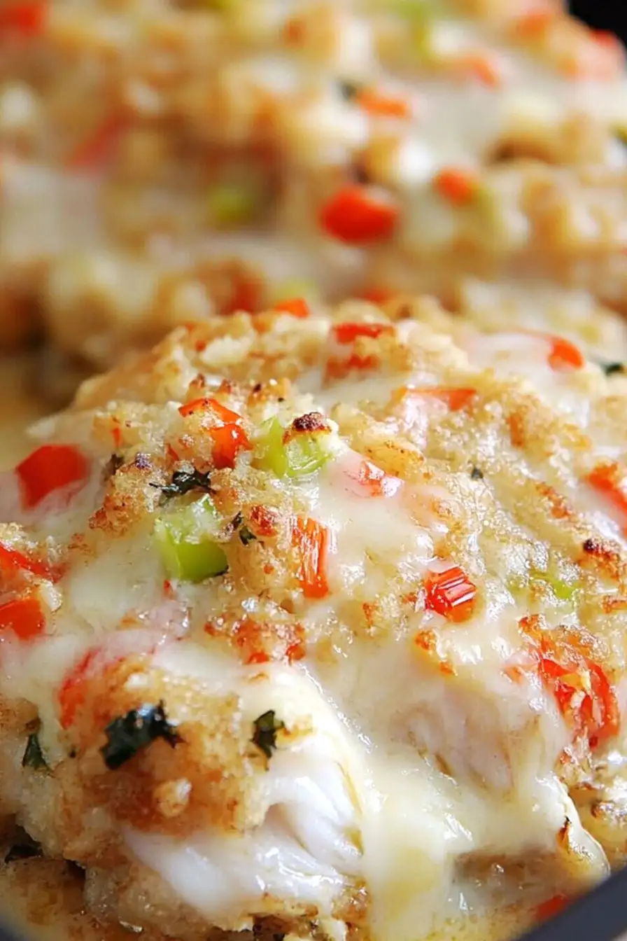 Savory Crab Stuffed Orange Roughy