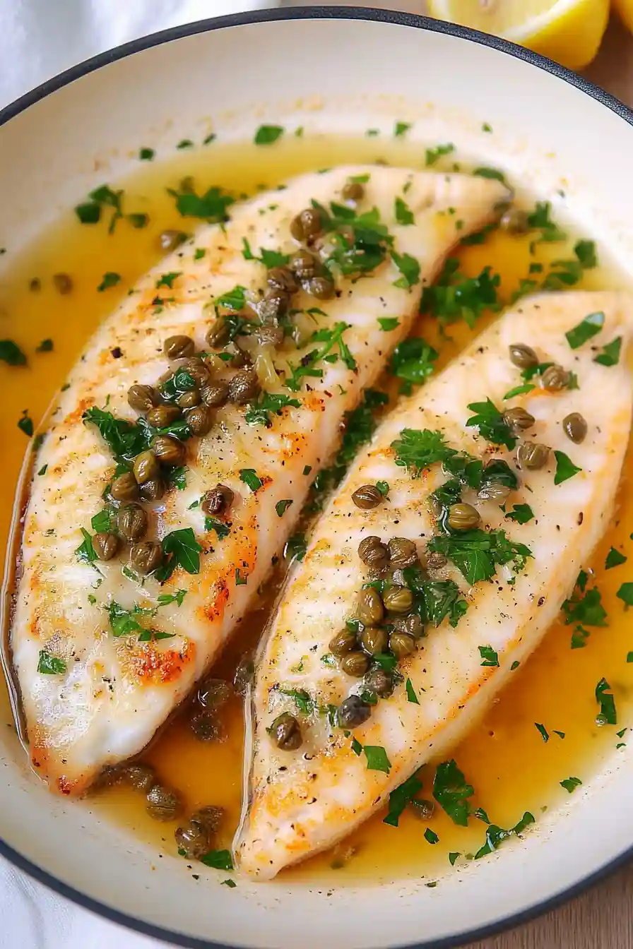 Juicy Red Snapper Piccata