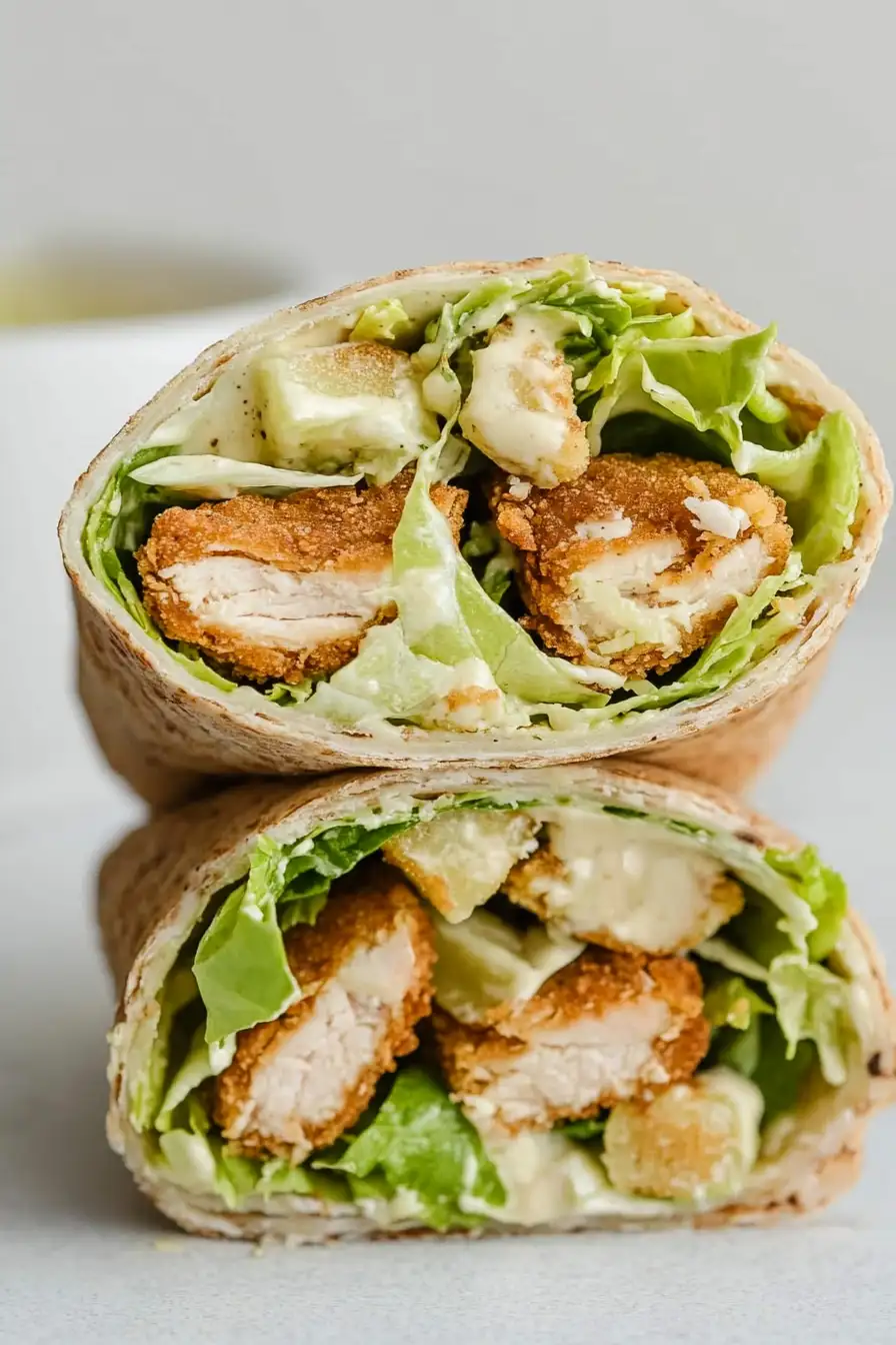 Simple Chicken Nugget Wrap