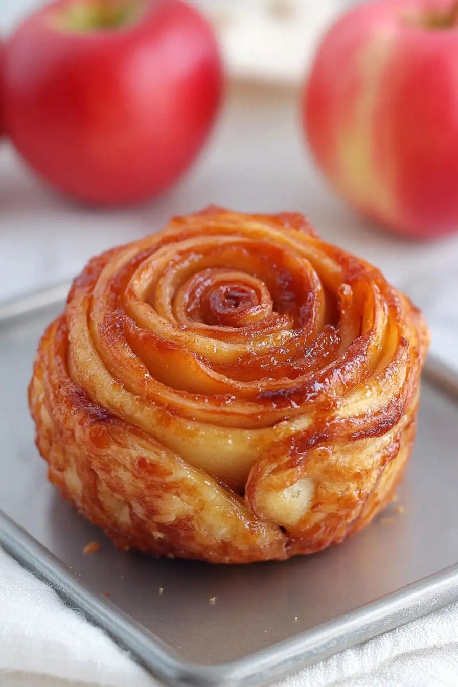 Easy Baked Apple Roses