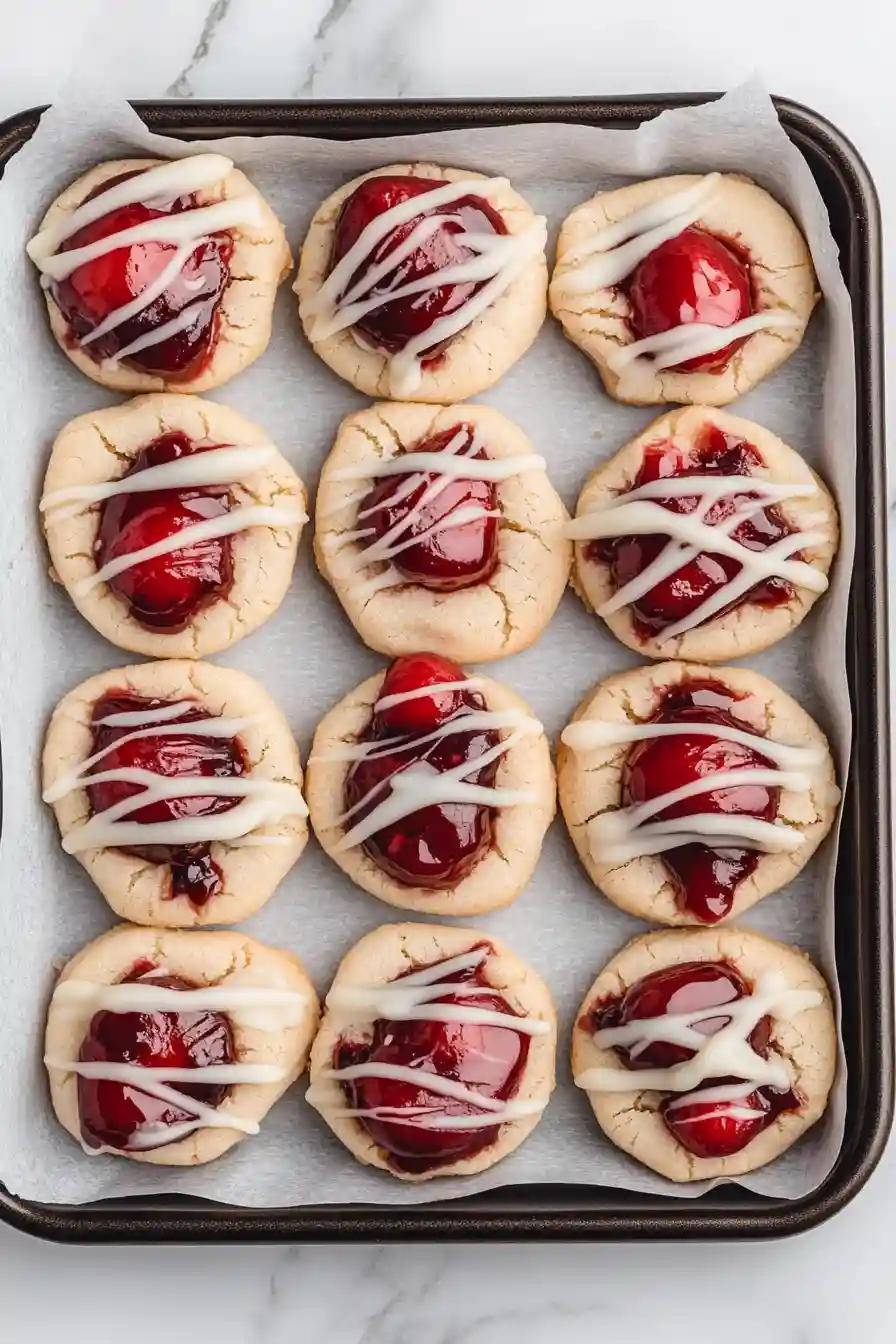 Juicy Cherry Pie Stuffed Cookies