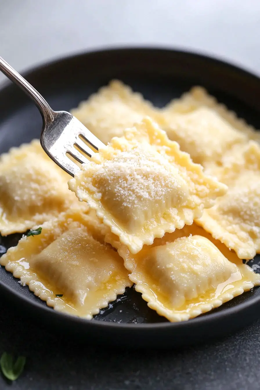 Creamy Butternut Squash Ricotta Ravioli