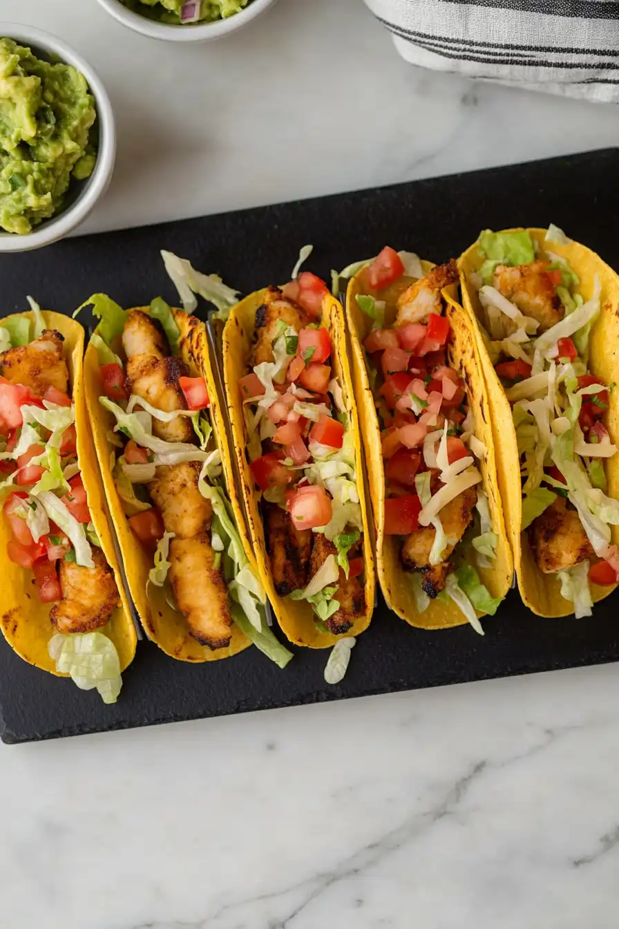Juicy Chicken Tender Tacos