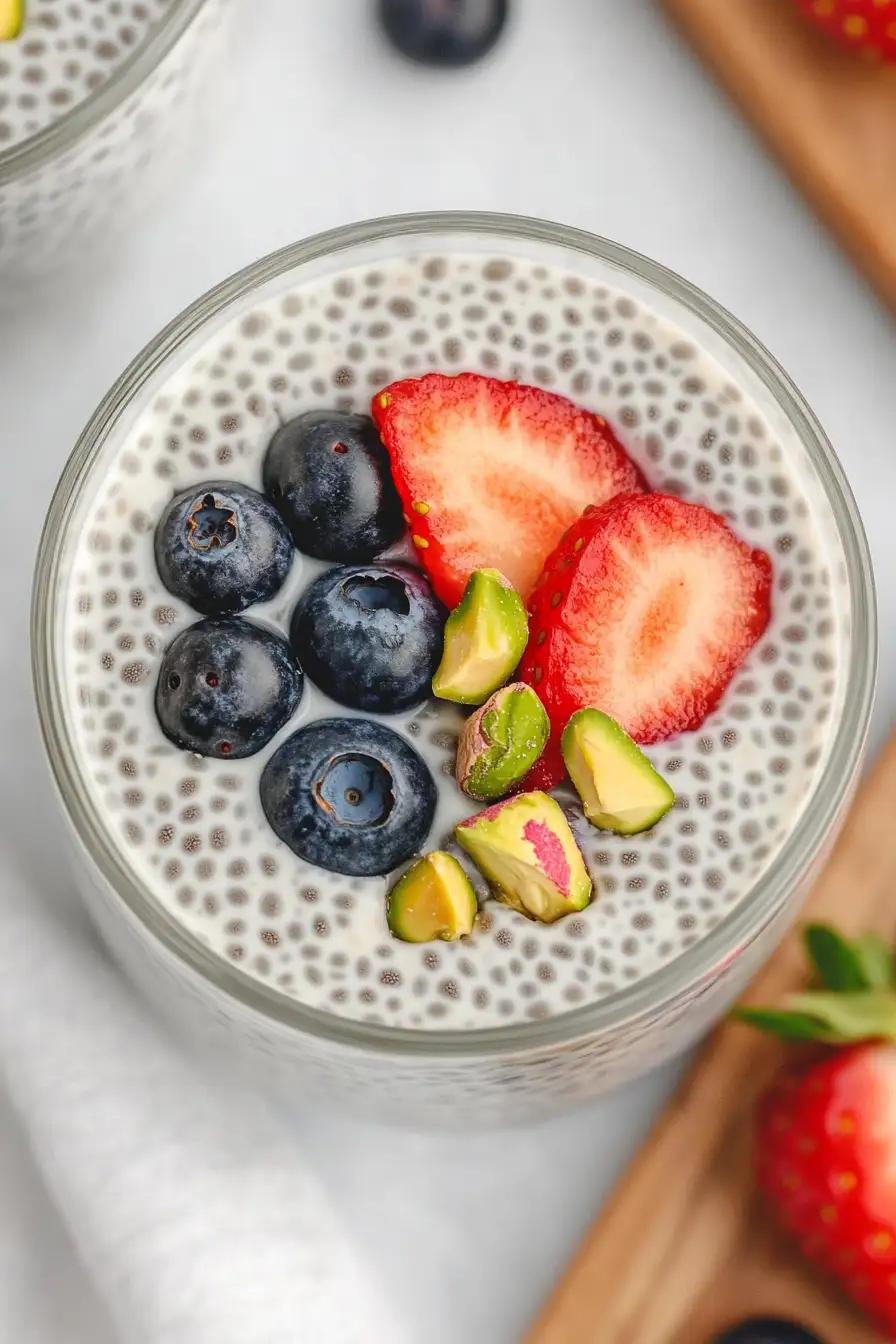 Refreshing Vegan Chia Seed Pudding with Yogurt