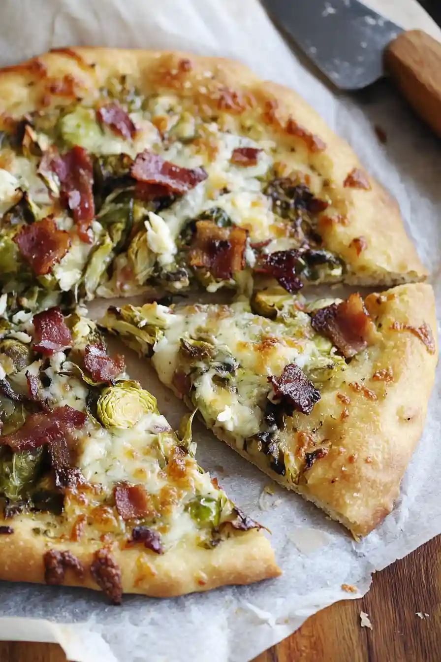 Tasty Brussels Sprouts Pizza