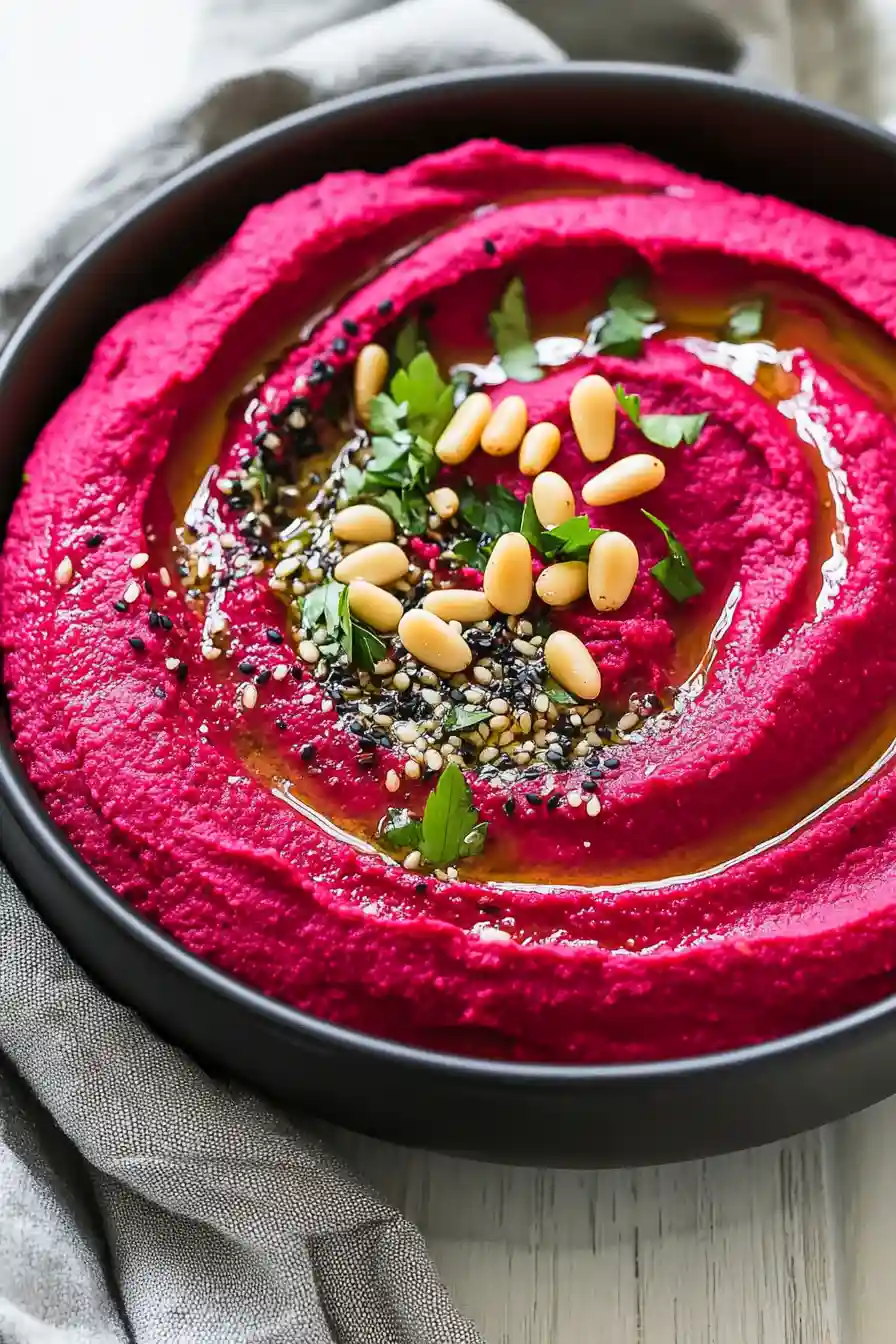 Delicious Beet and Tahini Hummus Recipe