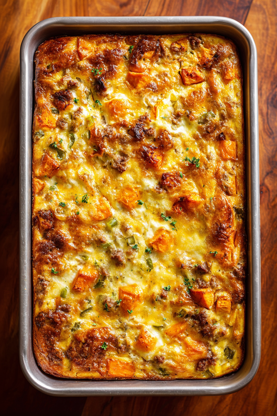 Easy Sweet Potato Egg Casserole
