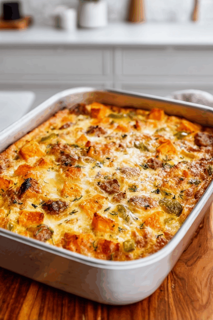 Easy Sweet Potato Egg Casserole