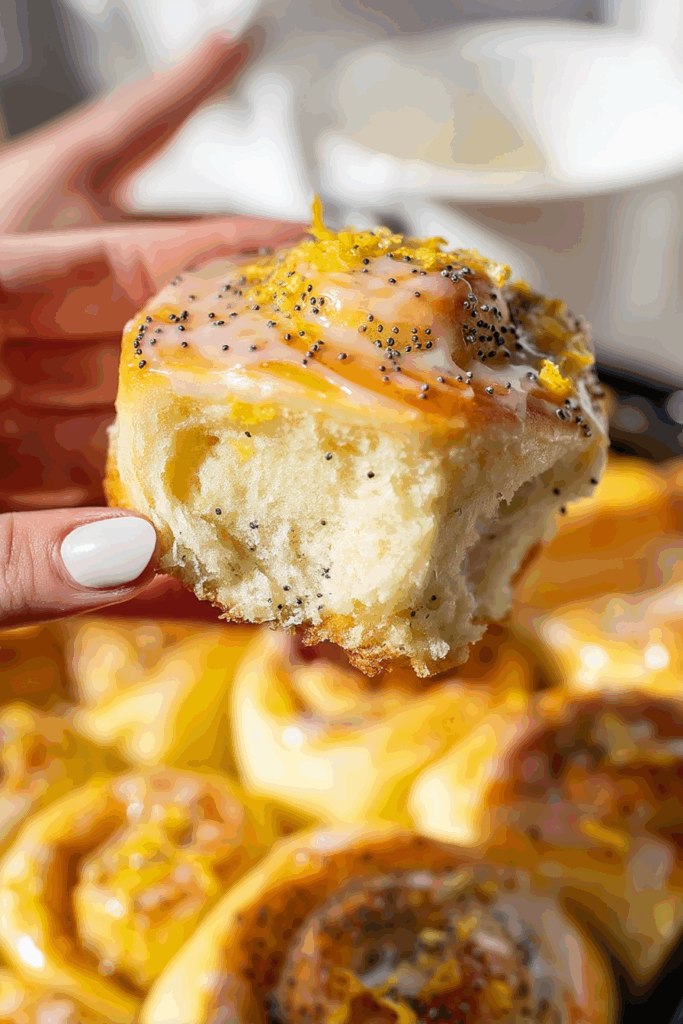 Tangy Lemon Poppy Seed Rolls