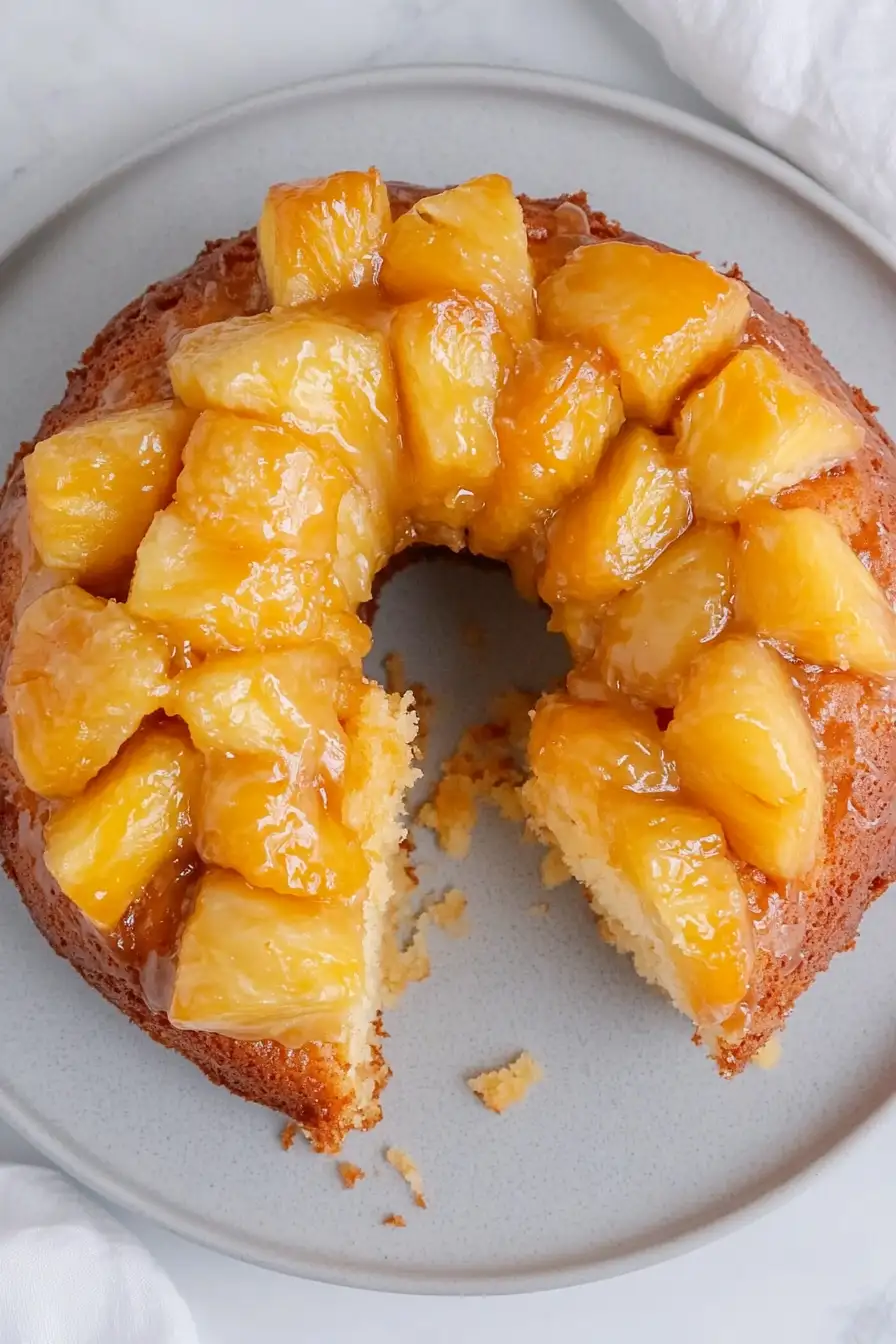 Delicious Easter Pineapple Rum Cake
