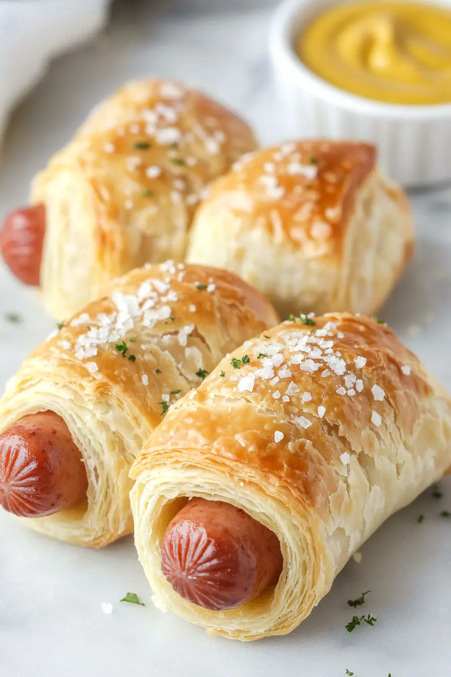 Juicy Puff Pastry Pigs in a Blanket