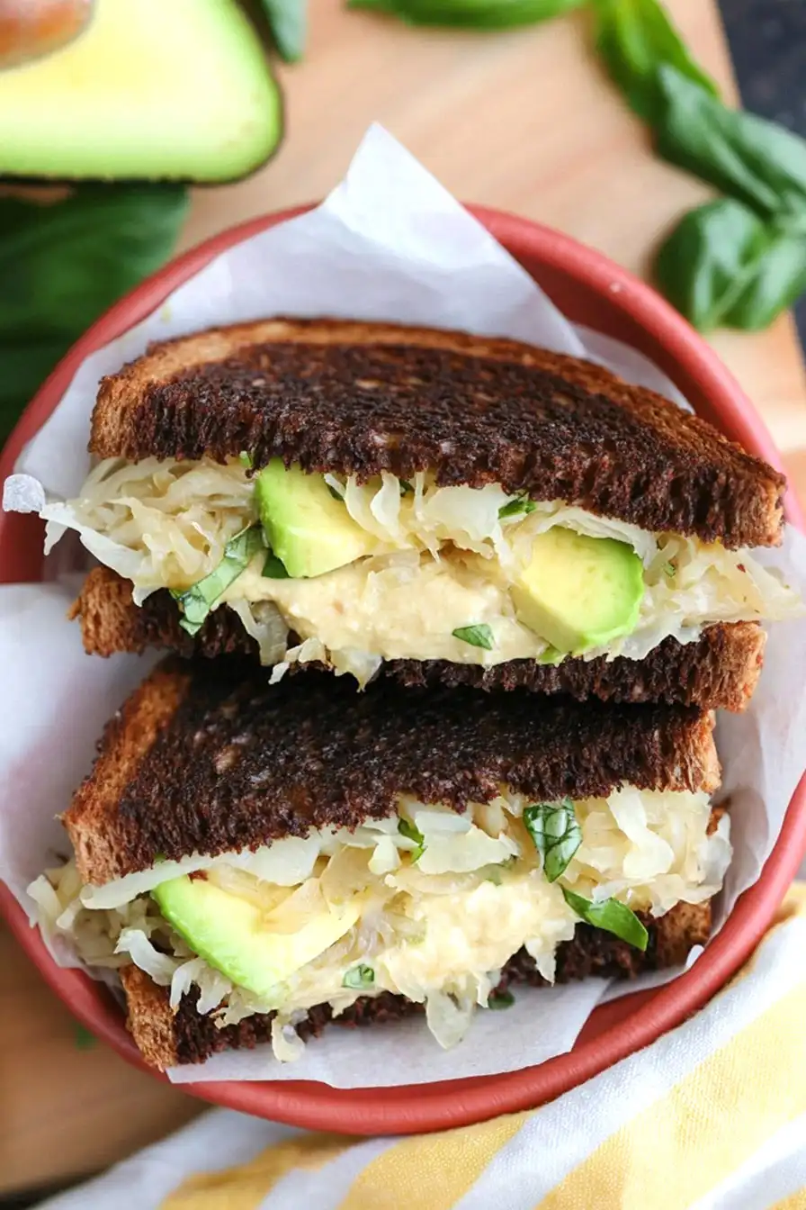 Easy Sauerkraut Grilled Cheese