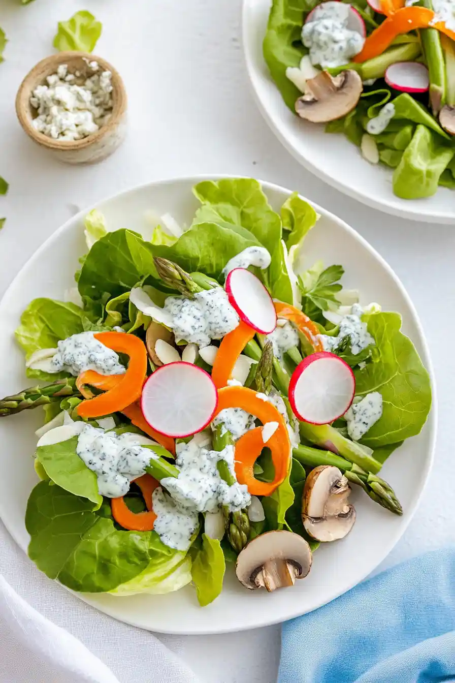 Easy Blue Cheese Spring Salad