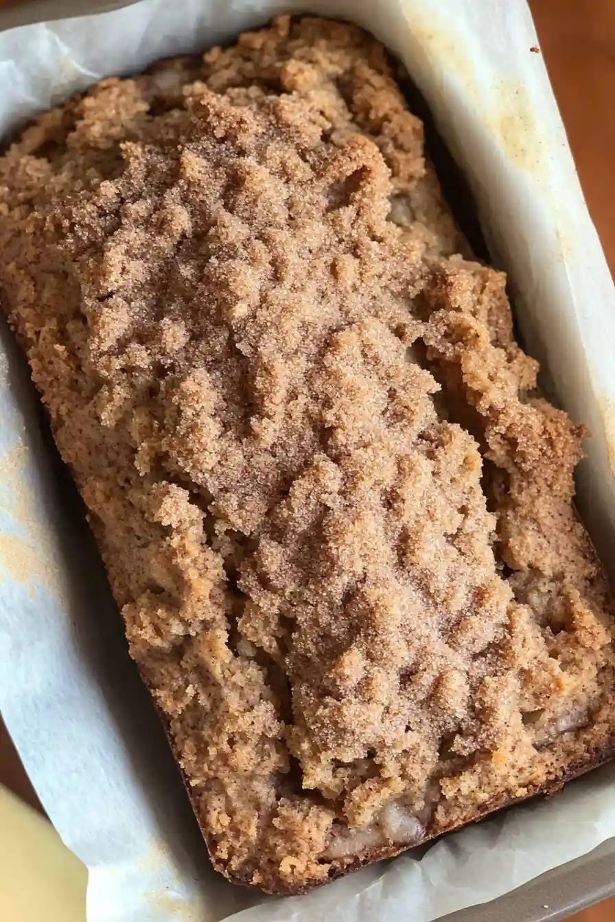 Quick Sourdough Discard Apple Fritter Bread