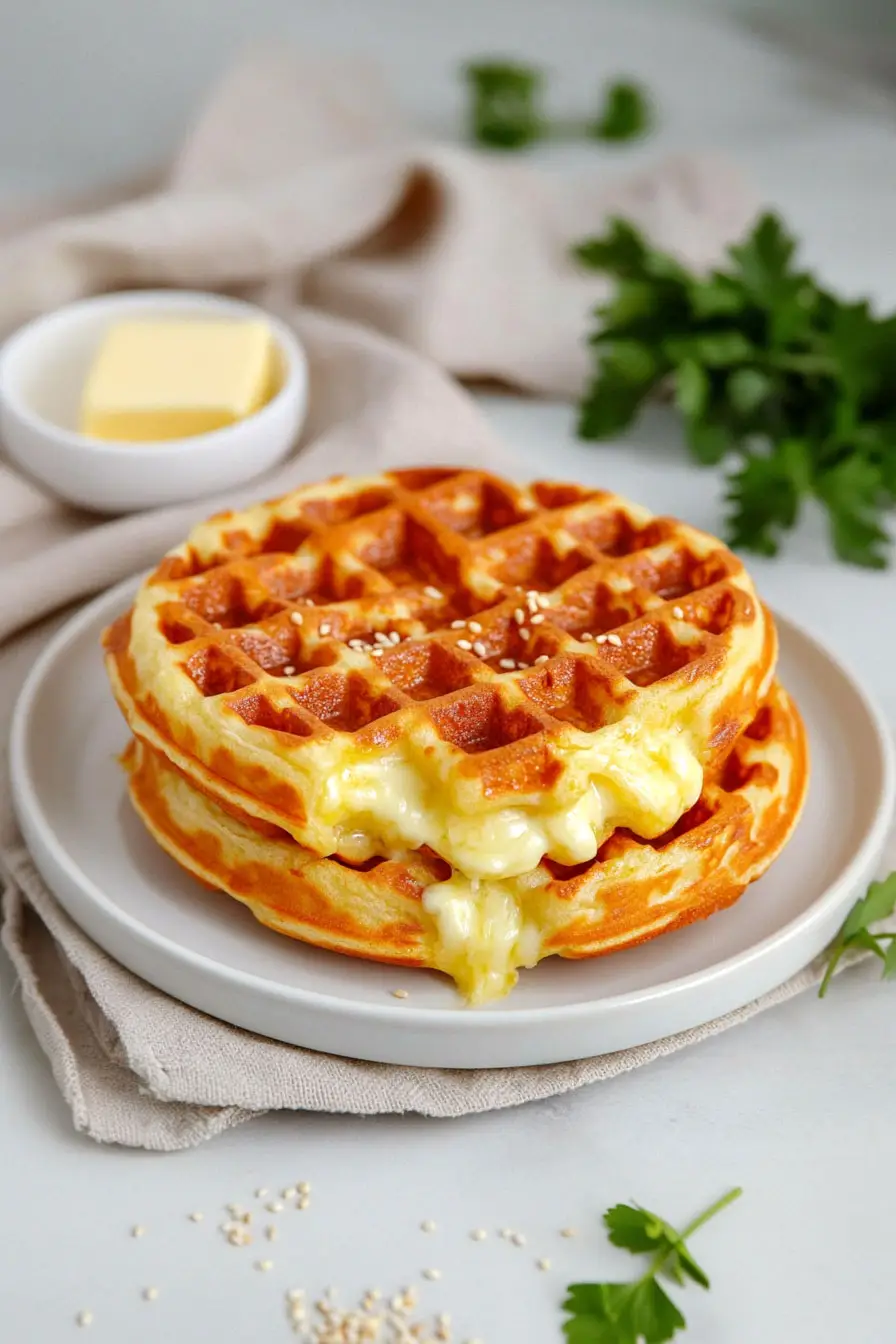 Delicious Burger Bun Chaffle