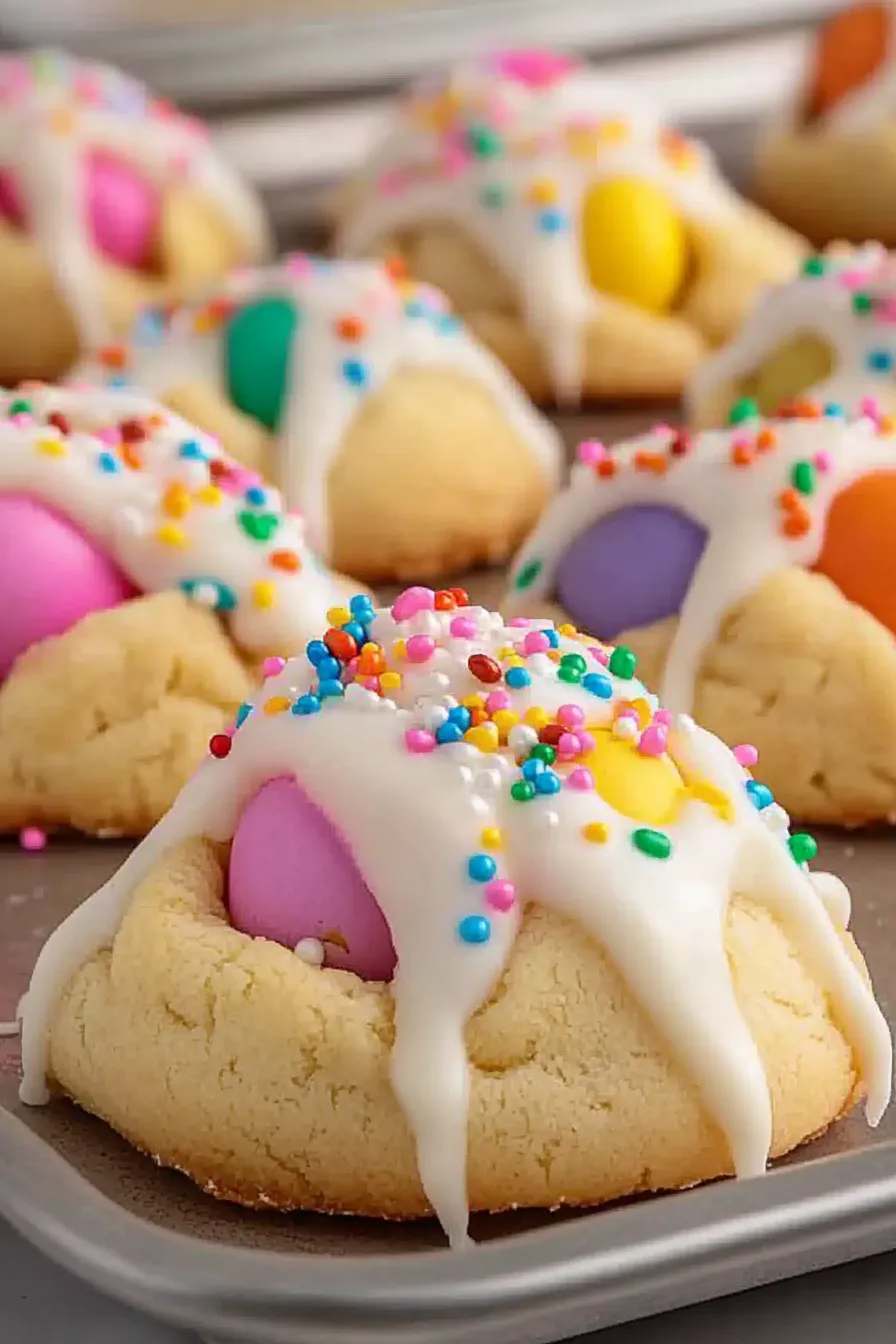 Fun Easter Cookies with Hard Boiled Egg