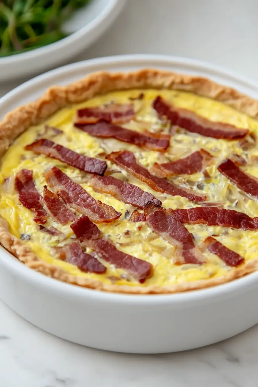Easy Corned Beef and Cabbage Quiche