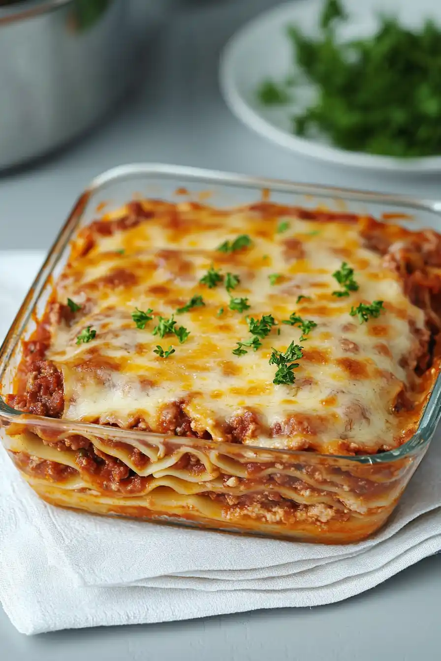 Hearty Corned Beef Lasagna