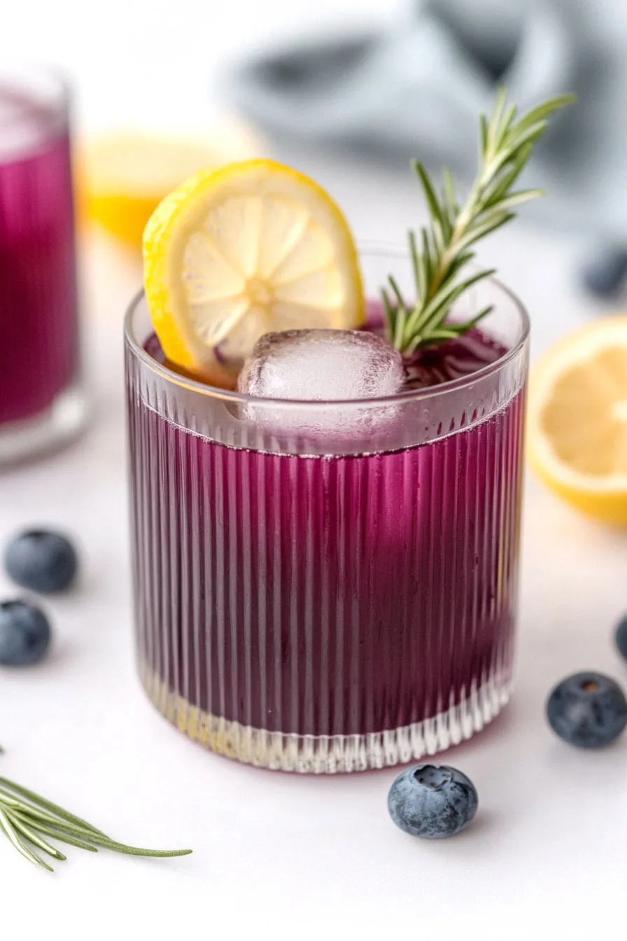 Easy Blueberry Ginger Zinger Mocktail