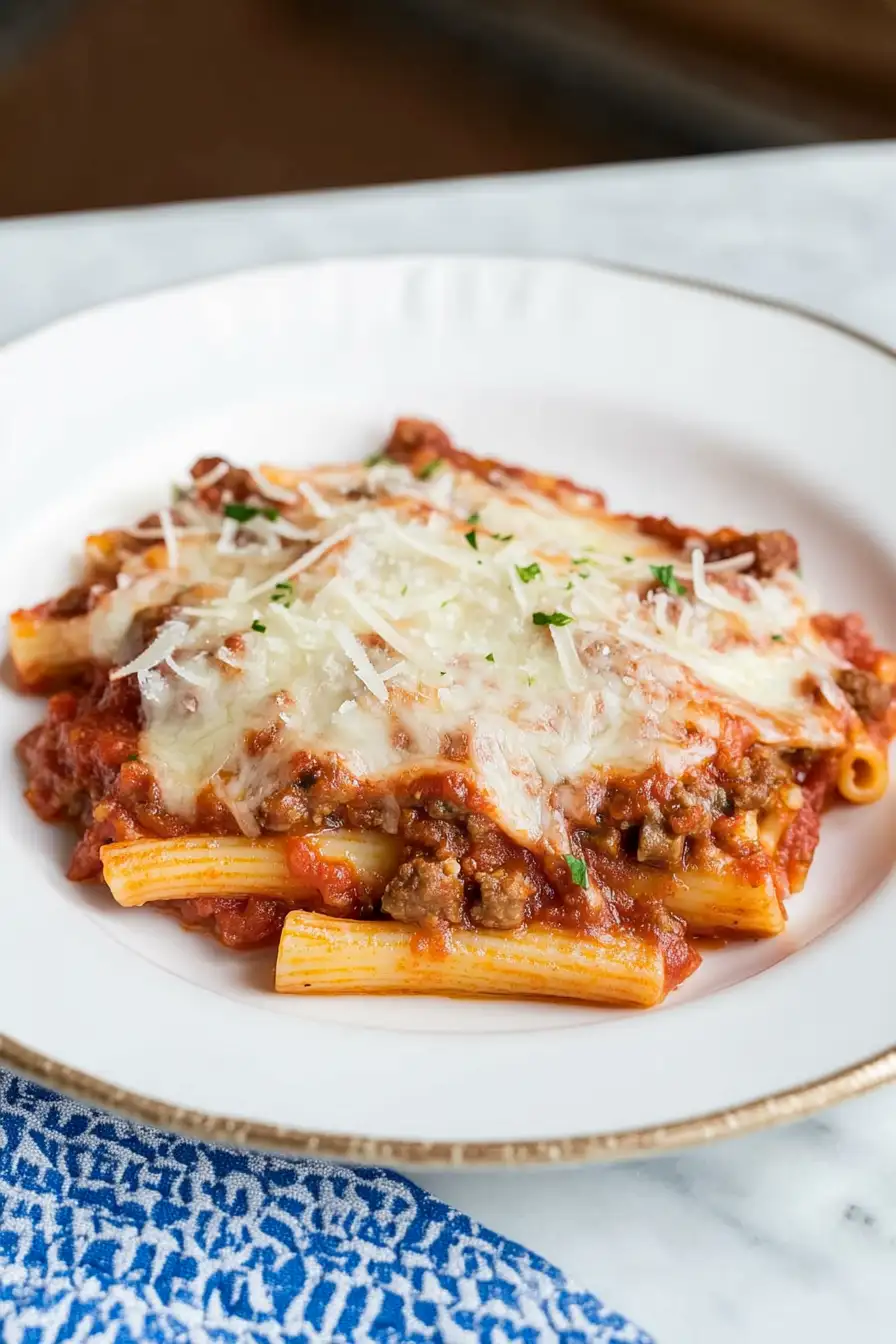 Kid-Friendly Baked Ziti Recipe