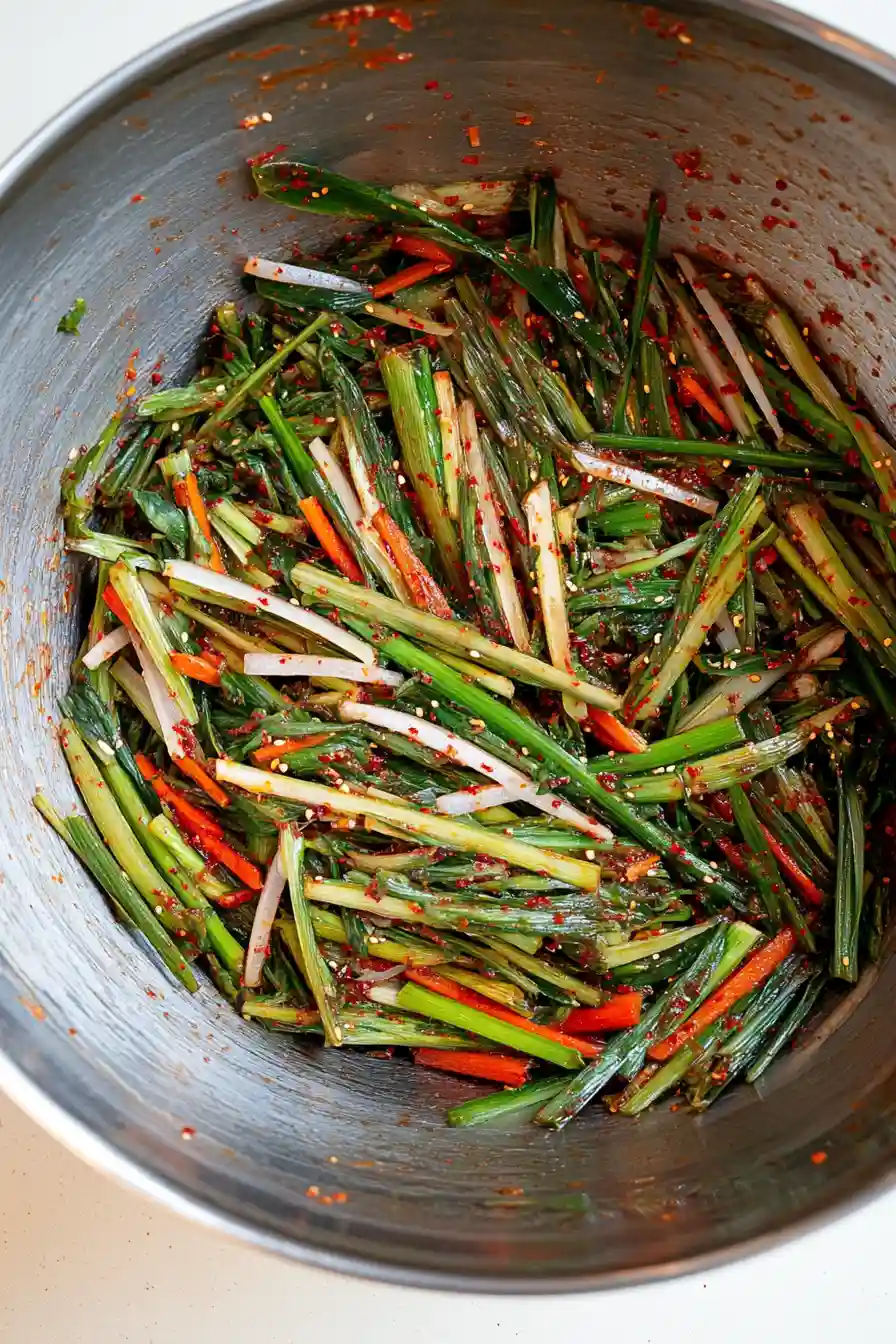 Quick Leek Kimchi