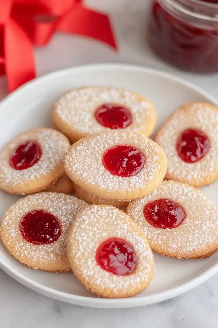 Soft Easter Jam Cookies