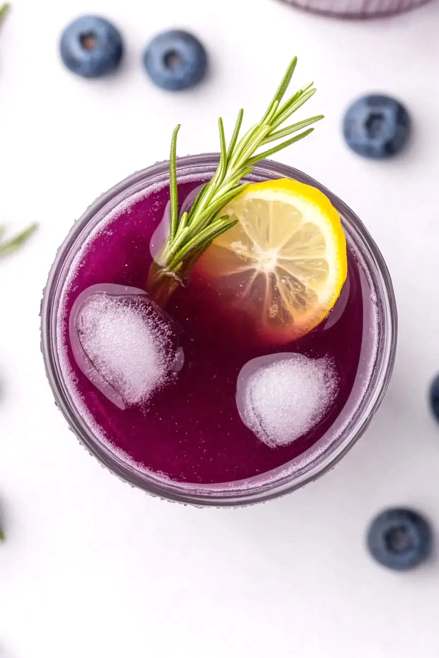 Easy Blueberry Ginger Zinger Mocktail