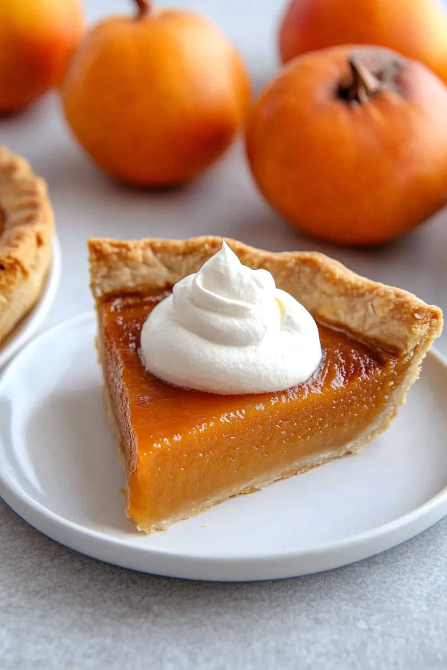 Quick Persimmon Pie
