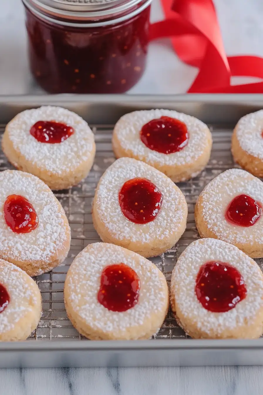 Soft Easter Jam Cookies