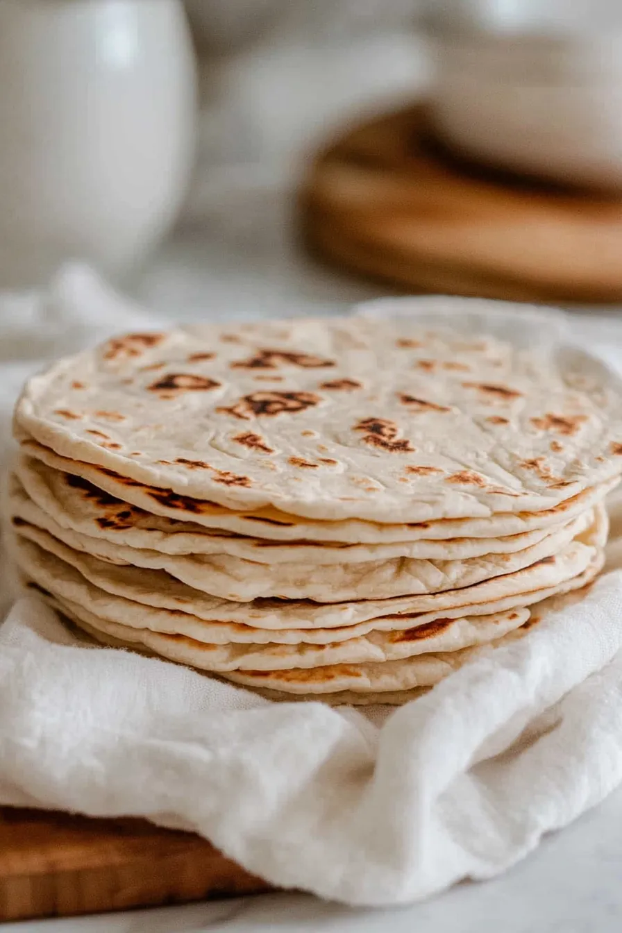 Fluffy Sourdough Discard Tortillas