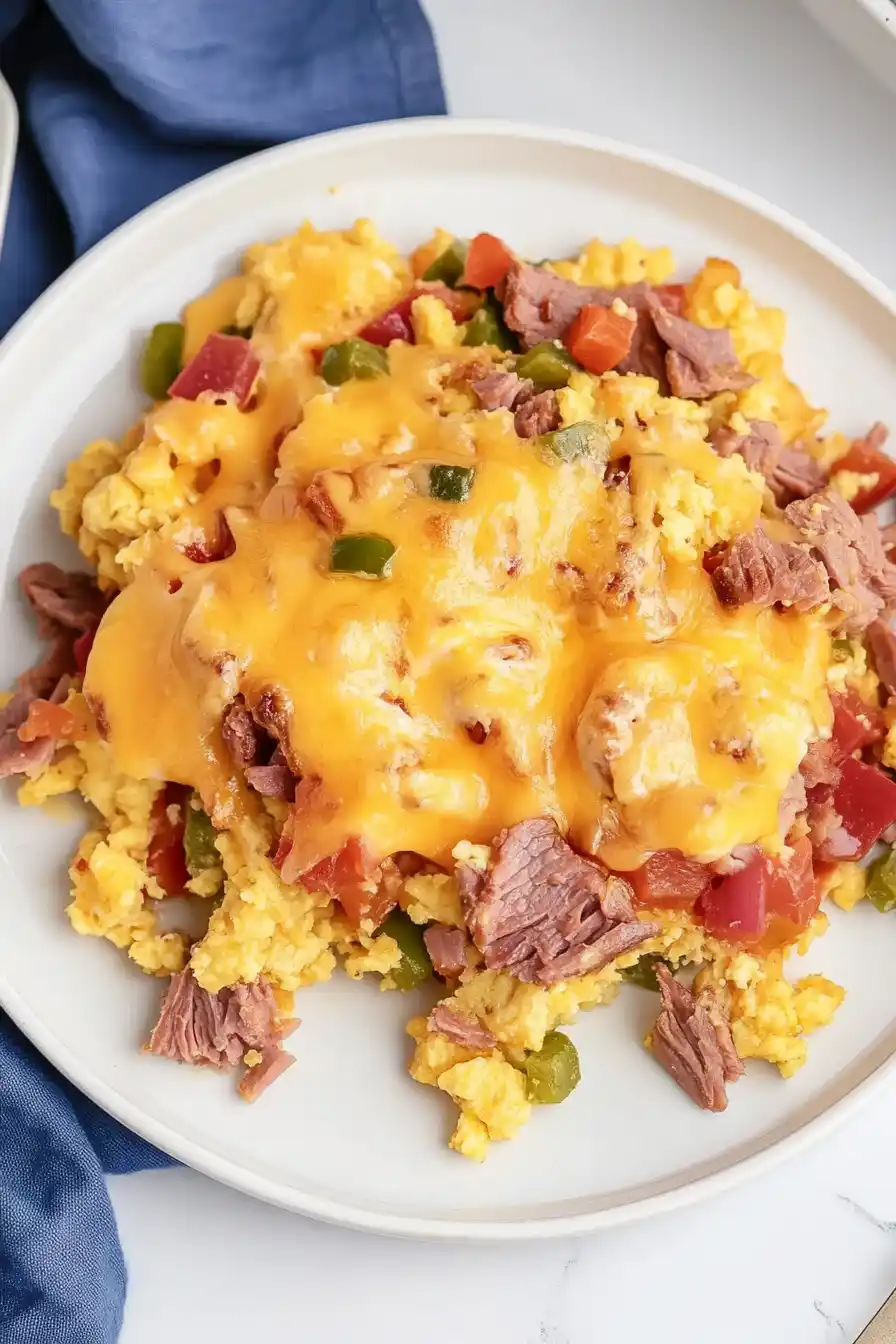 Quick Corned Beef Hash Breakfast Casserole