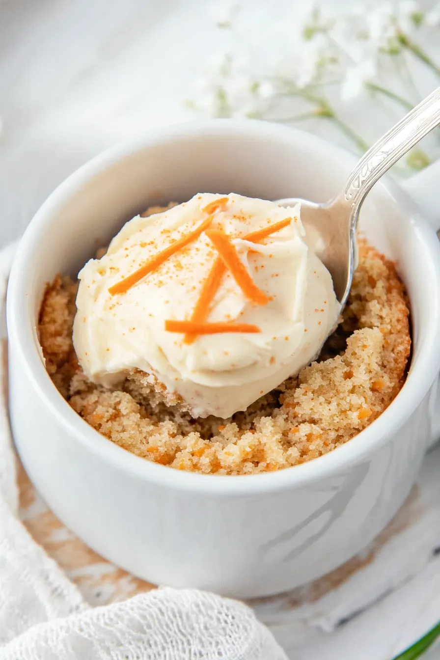 Easy Carrot Mug Cake Recipe