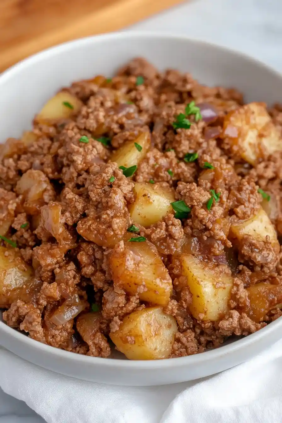 Savory Ground Venison Hash