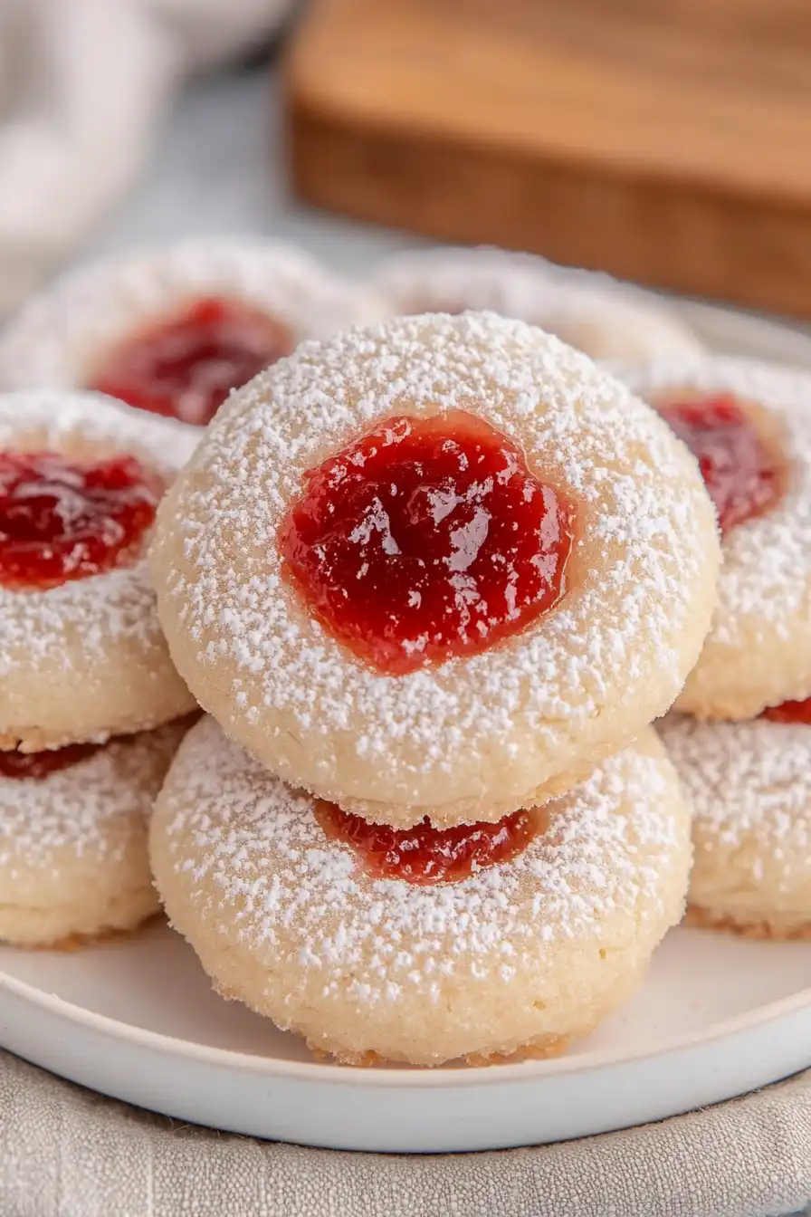 Delicious Sourdough Thumbprint Cookies with Discard