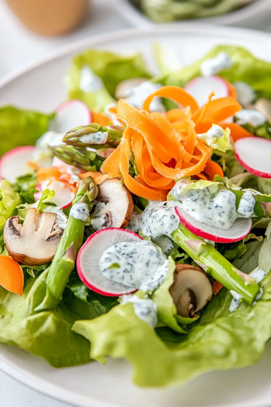 Easy Blue Cheese Spring Salad