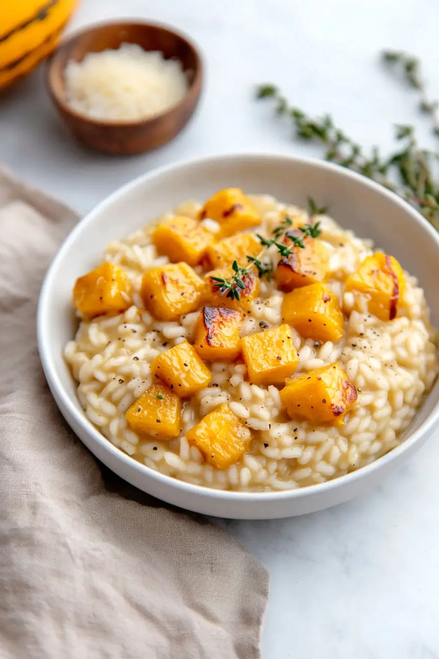 Seasonal Delicata Squash Risotto Recipe
