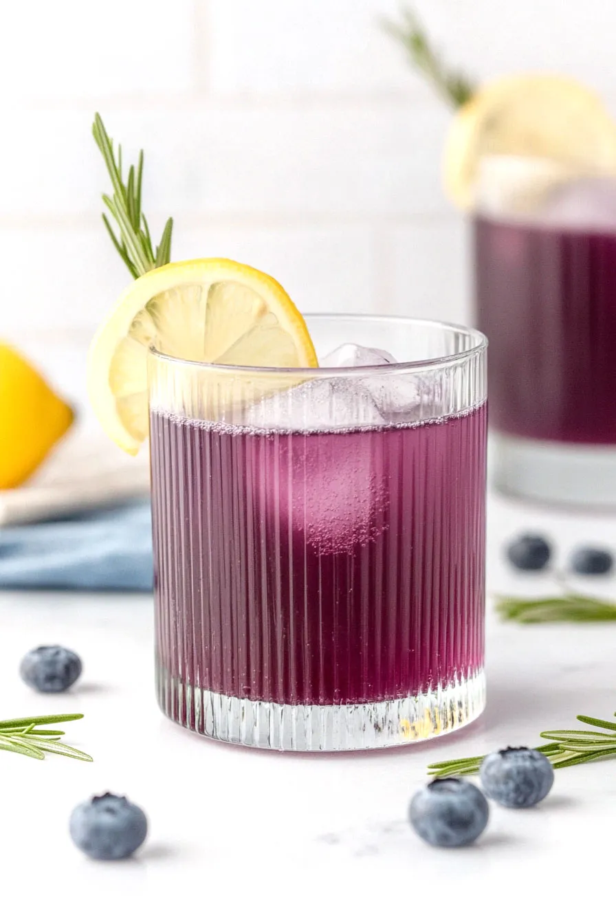 Easy Blueberry Ginger Zinger Mocktail