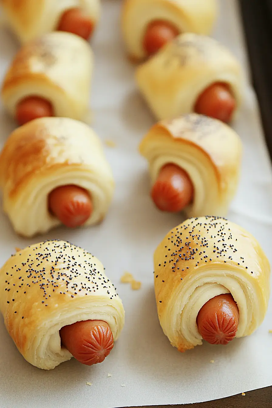 Tasty Crescent Roll Hot Dogs