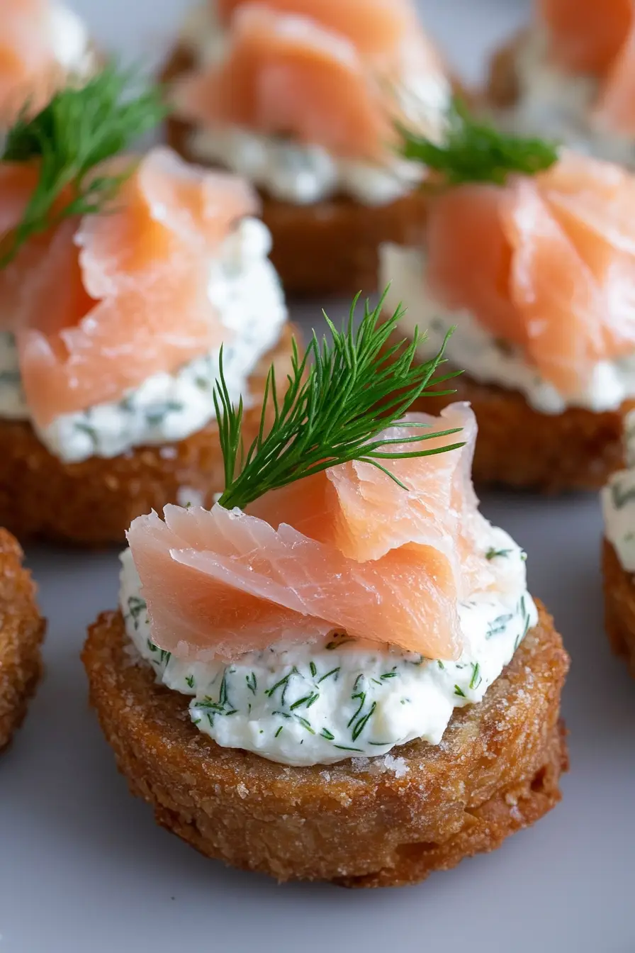 Healthy Easter Smoked Salmon Canapes