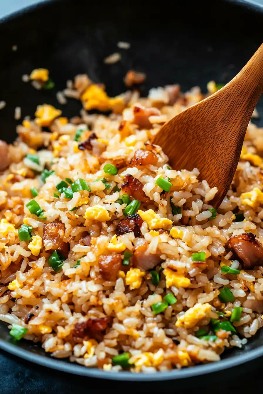 Spicy Pork Belly Fried Rice