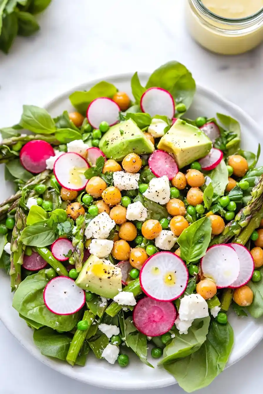 Vibrant Spring Salad with Asparagus and Peas