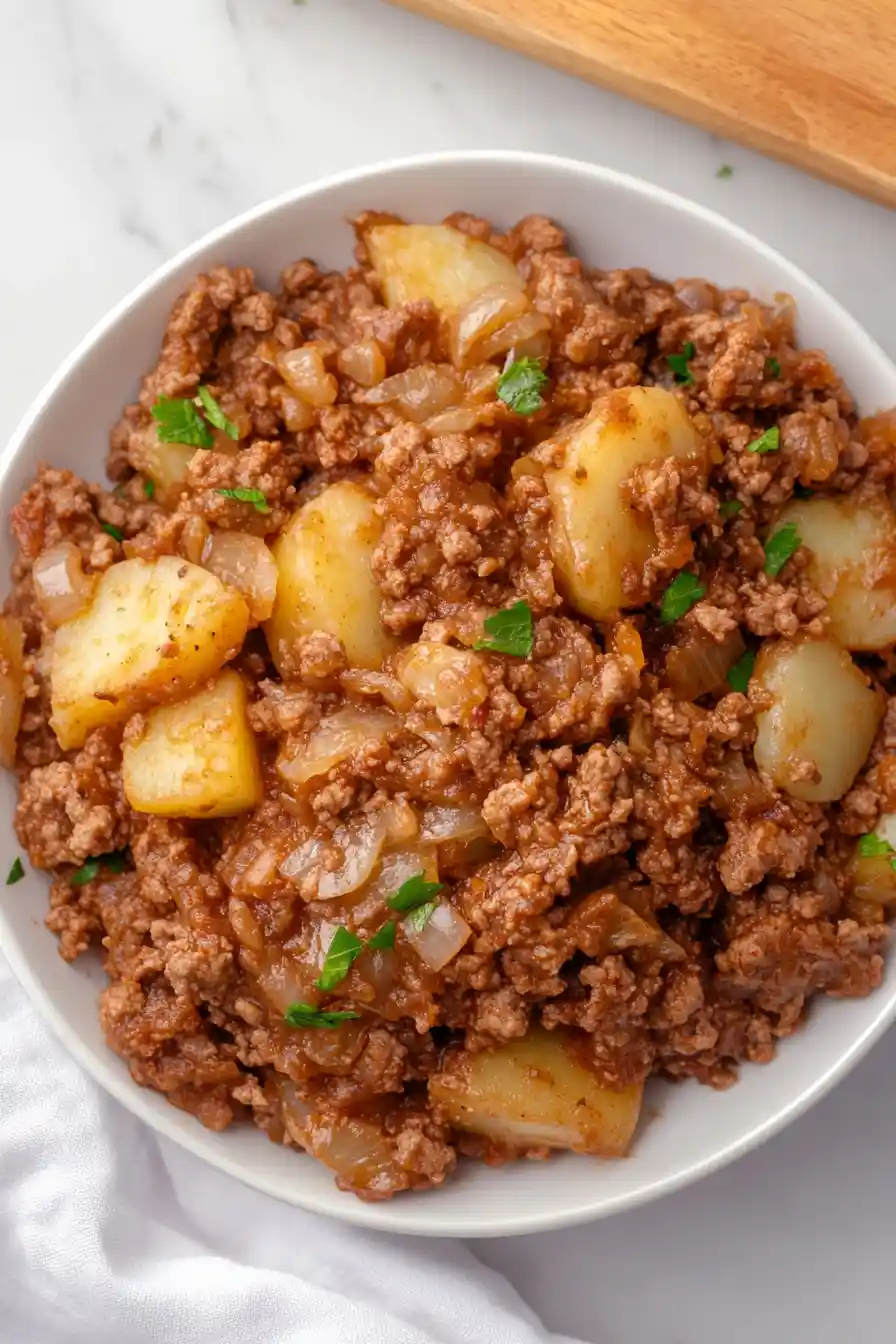 Flavorful Ground Venison Hash
