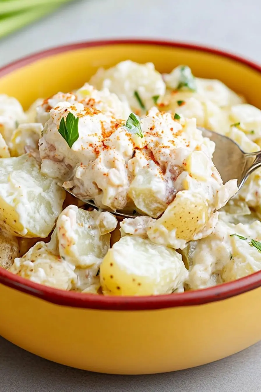 Easy Potato Salad for One