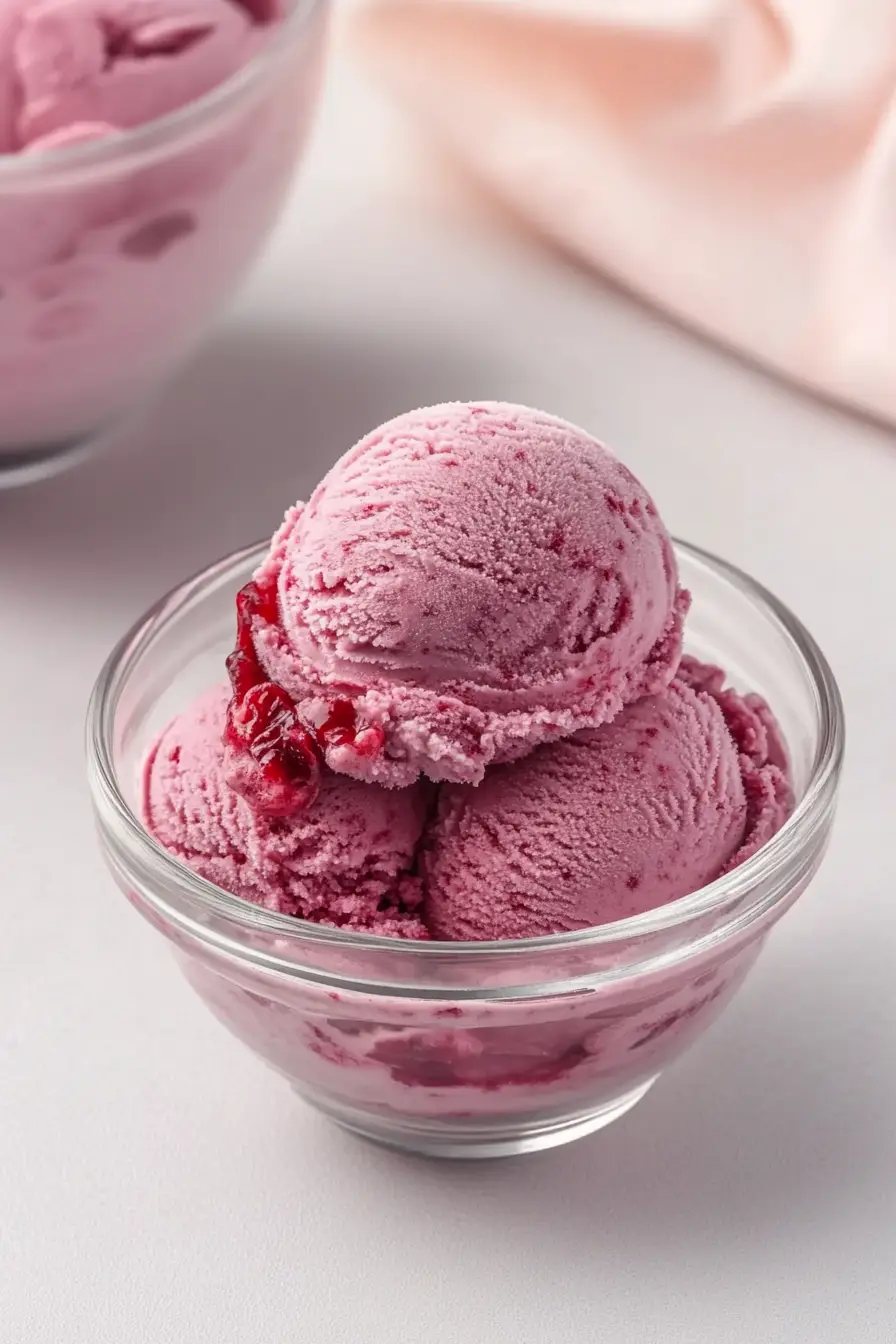Juicy Cherry Ice Cream