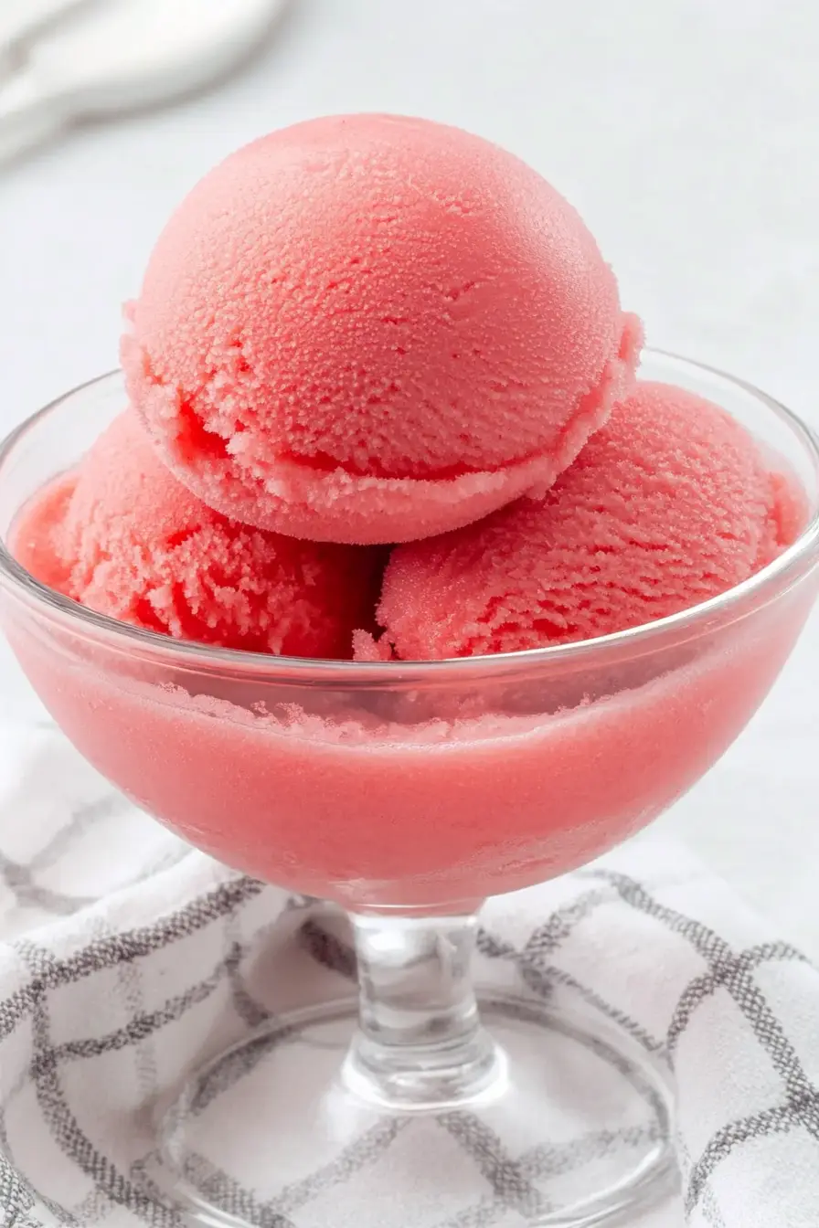 Low Calorie Ninja Creami Watermelon Sorbet