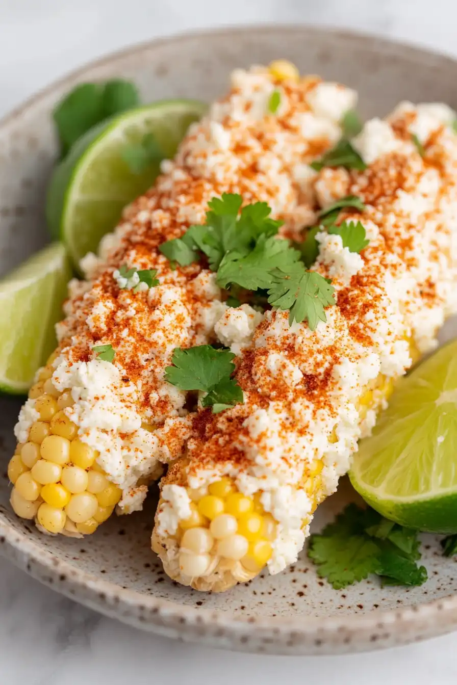 Spicy Street Corn with Tajin