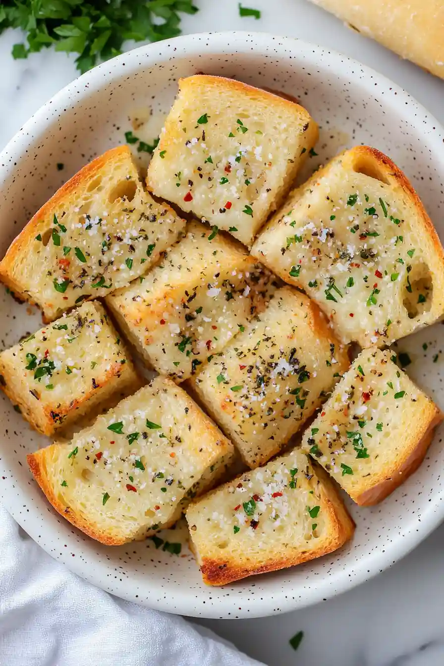 Healthy Garlic Bread Option