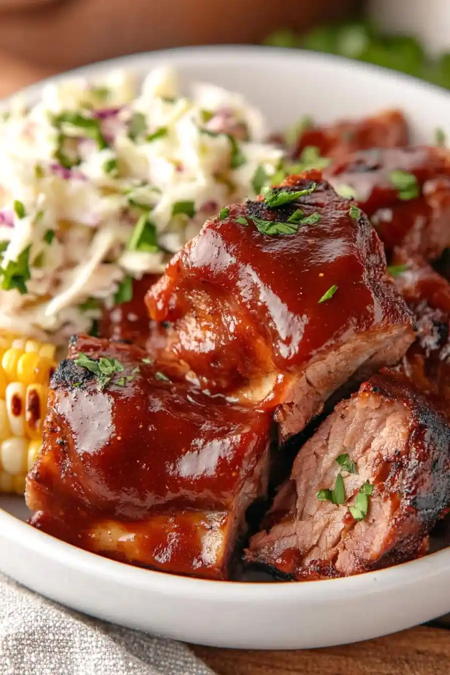 Juicy Crock Pot Boneless BBQ Pork Ribs