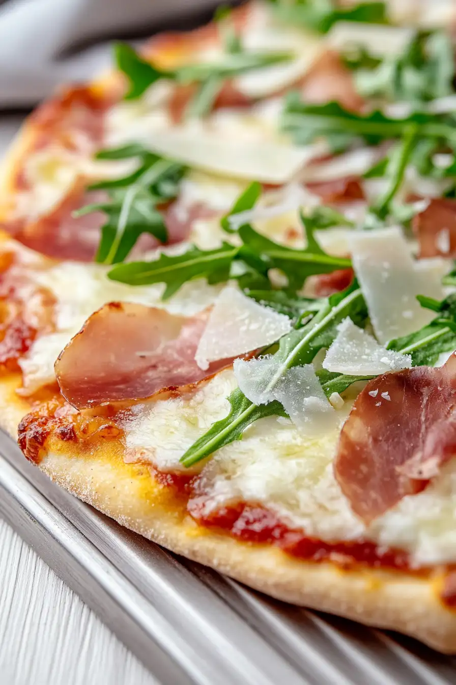 Quick Arugula Flatbread Pizza